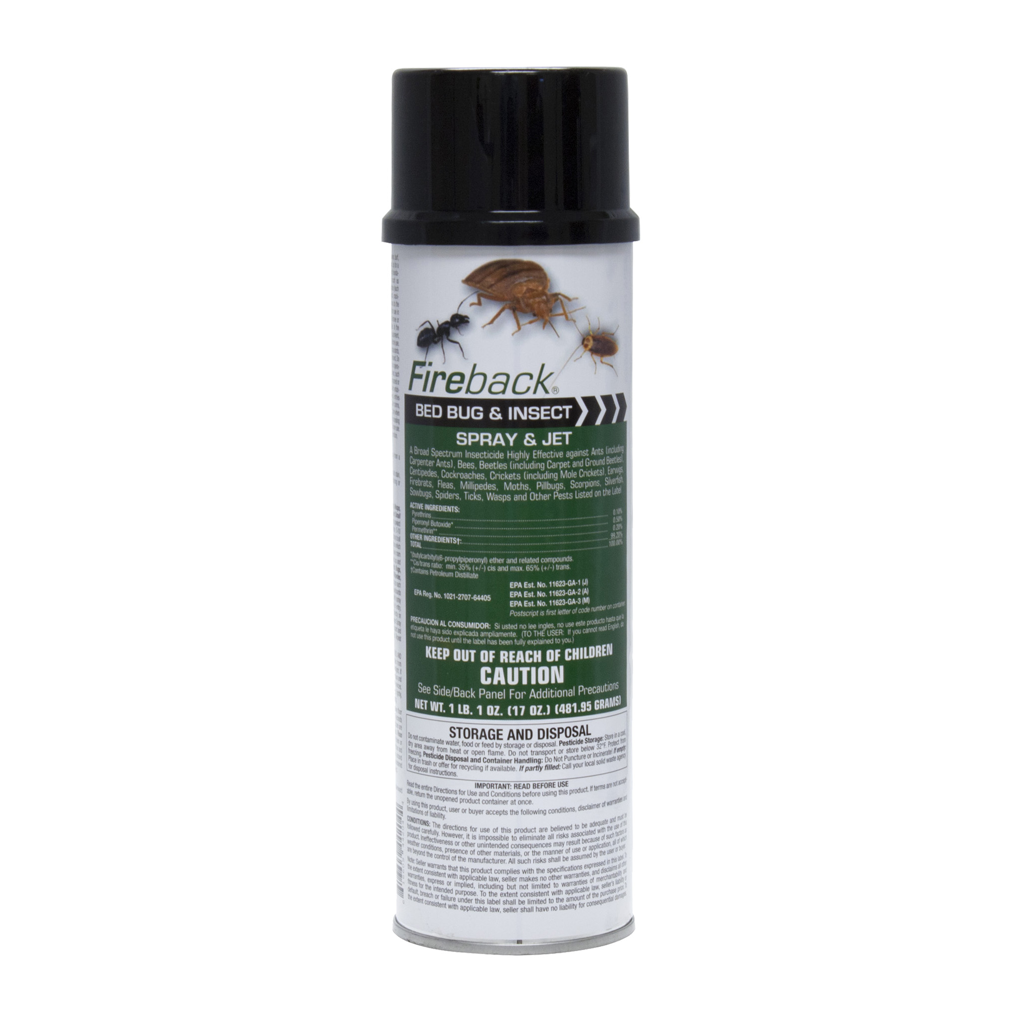 Fireback Bed Bug & Insect Spray & Jet