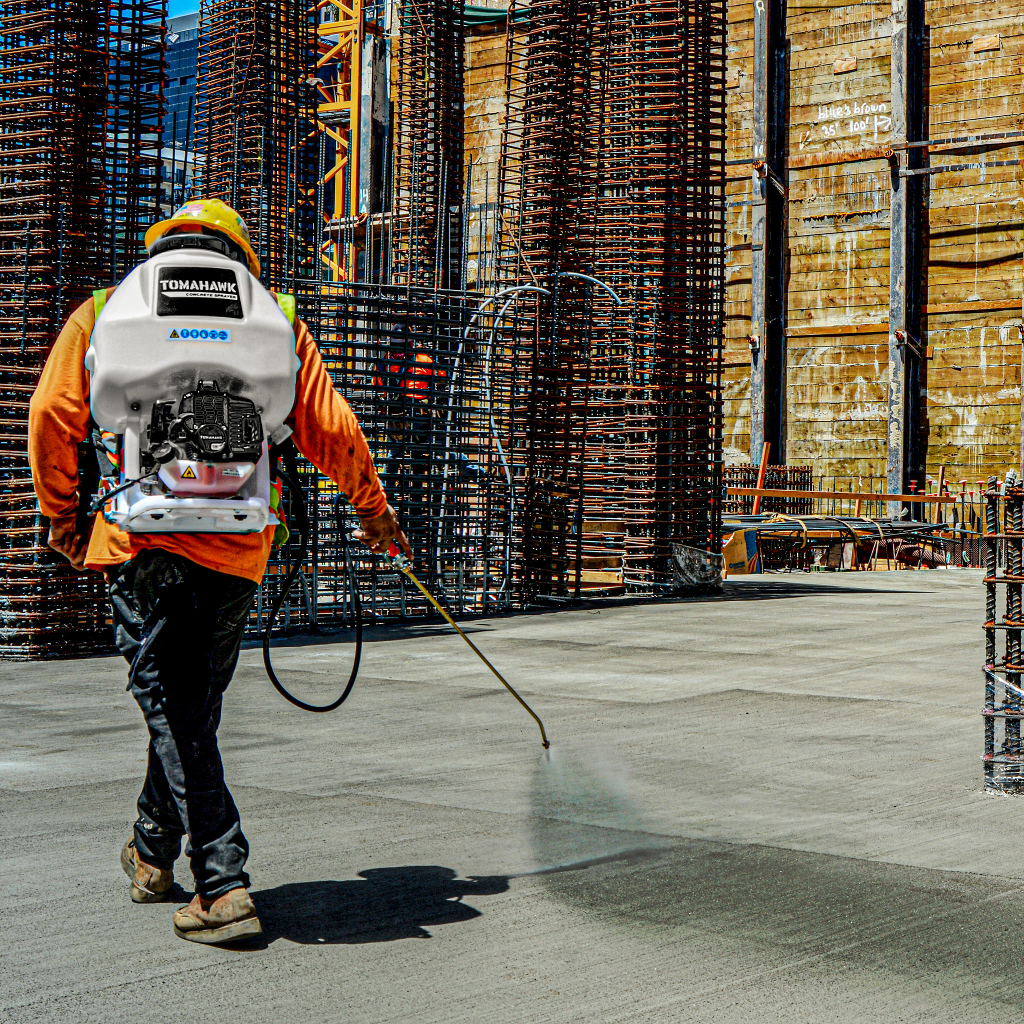 Tomahawk 6.5 Gallon Backpack Concrete Sprayer TCS6.5