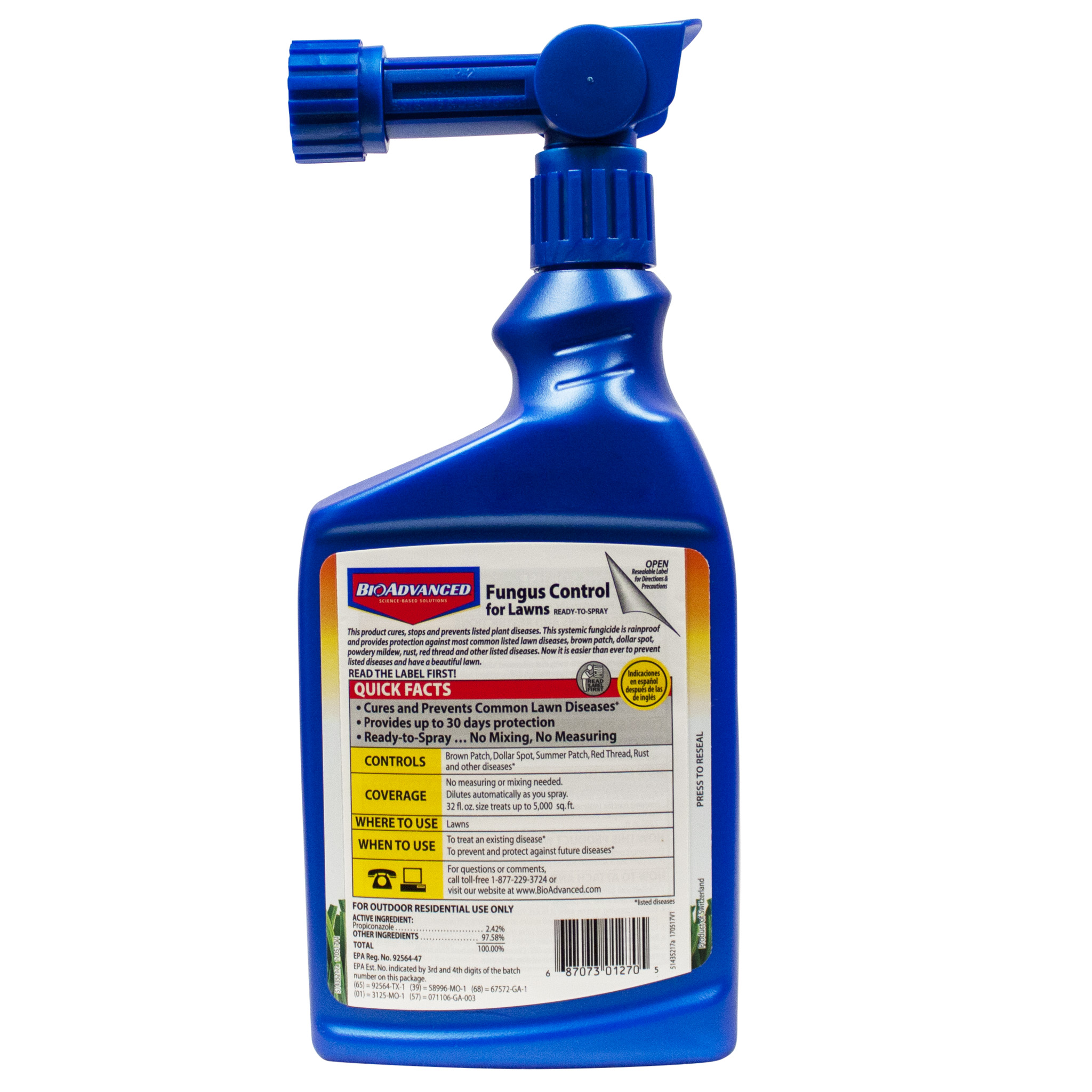 Bayer Advanced Fungus Control For Lawns RTS