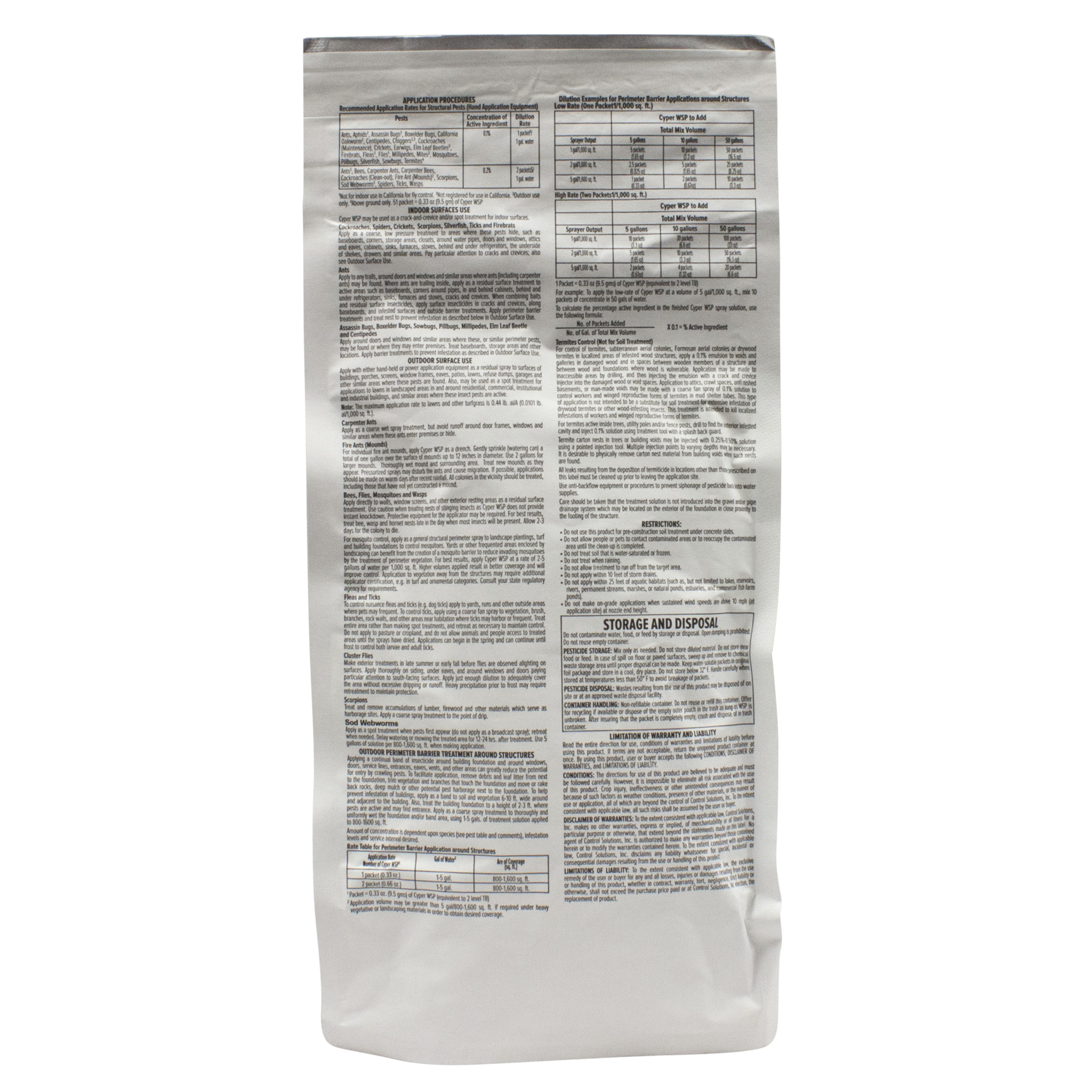 Cyper WSP | Cypermethrin Insecticide - Free Shipping